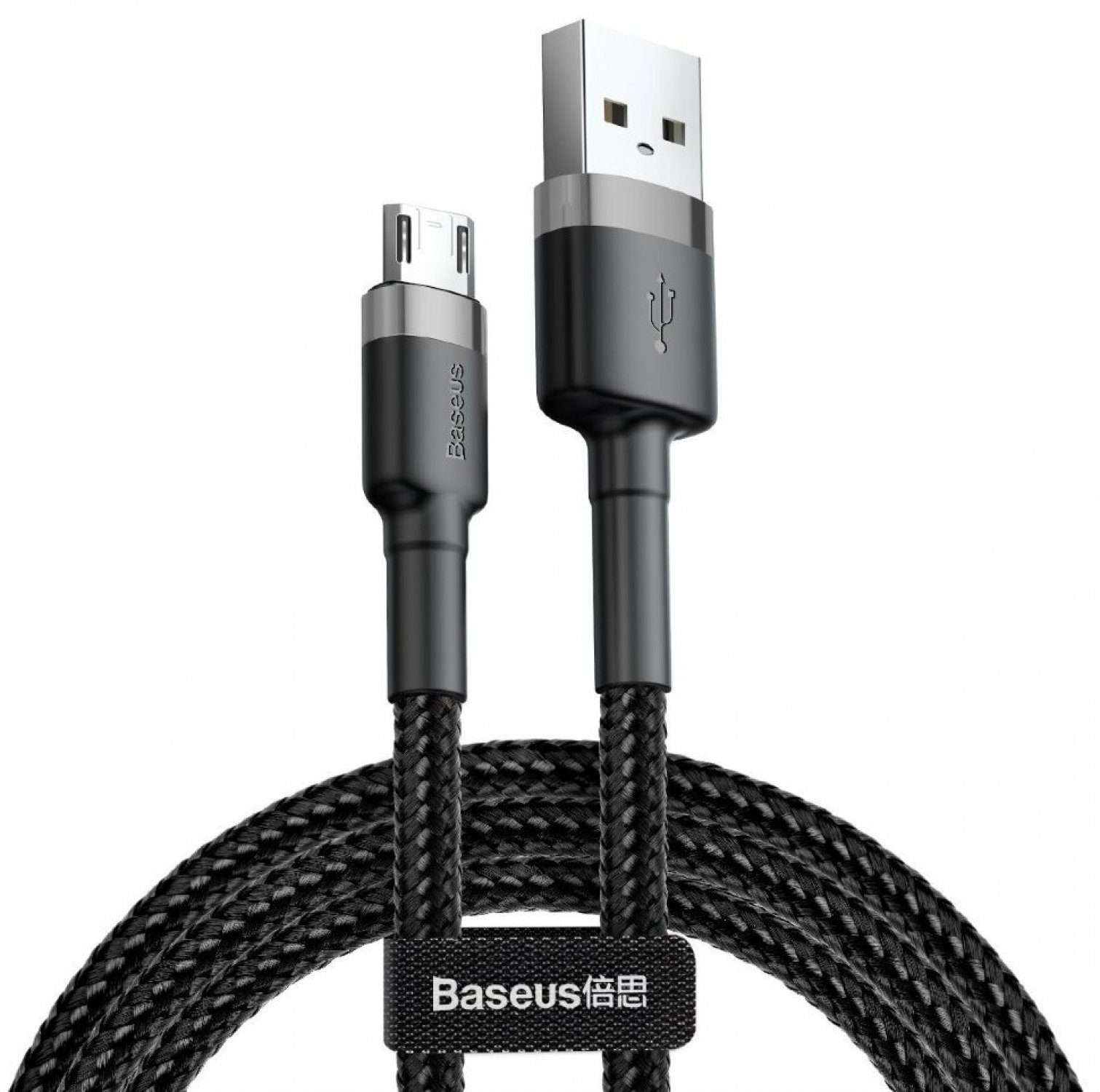 Кабель USB-Micro Baseus Cafule Gray/Black 50cm