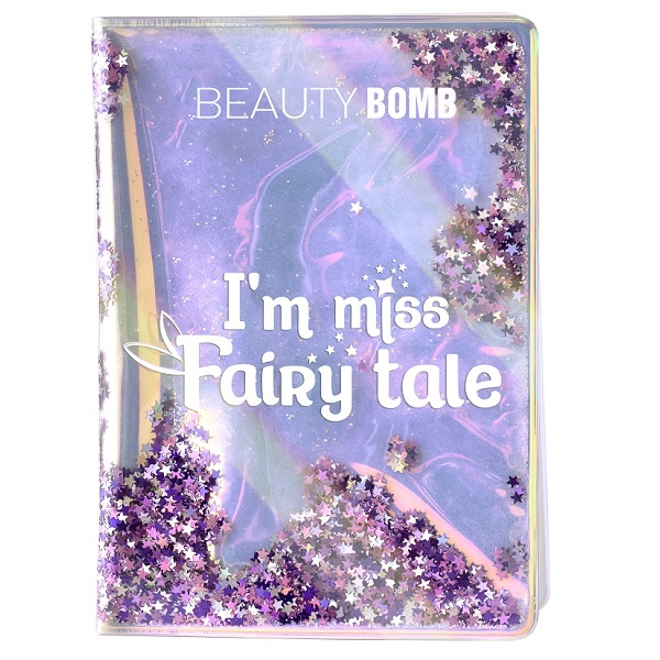 Обложка для паспорта женская Beauty Bomb Miss Fairytale фиолетовая