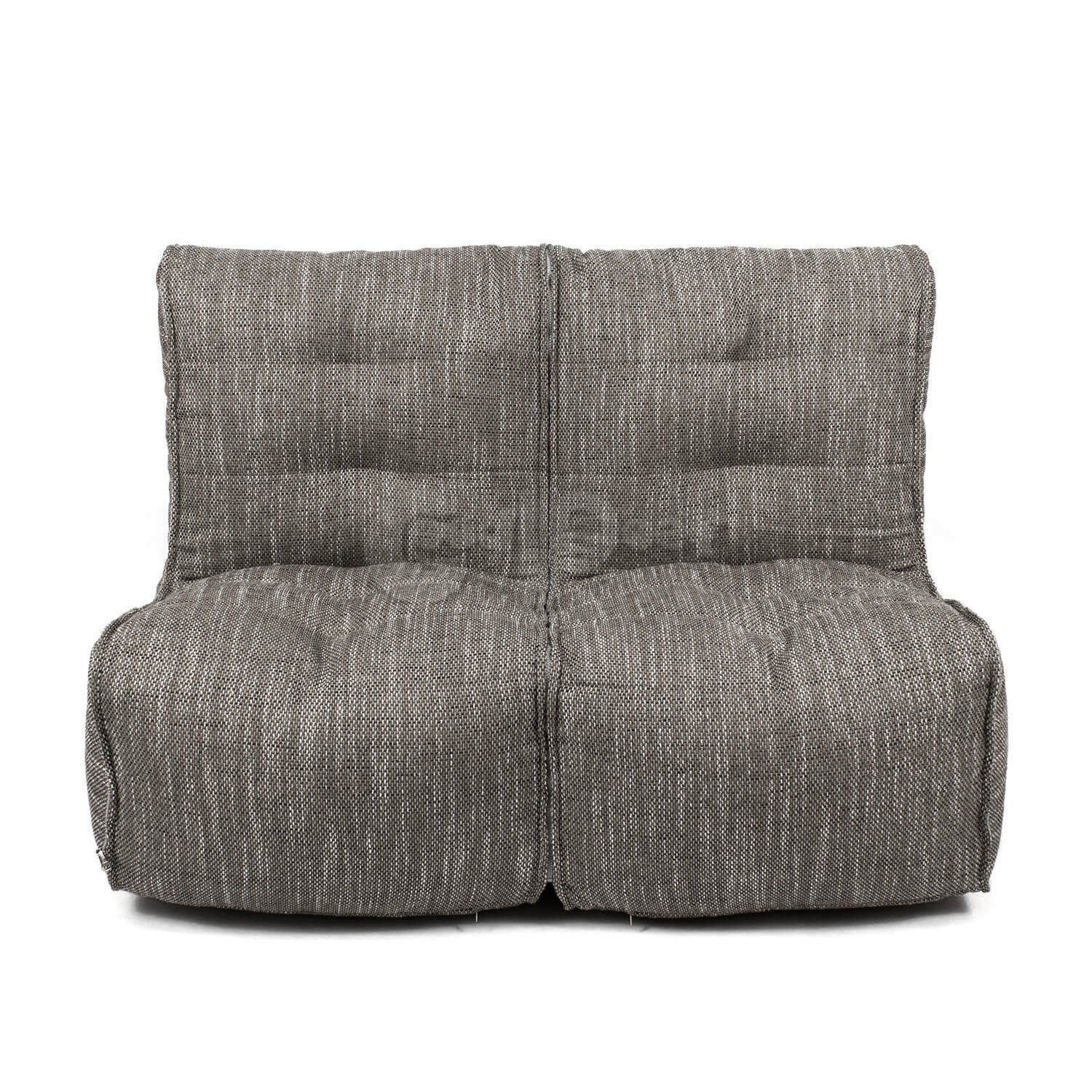 Бескаркасный модульный диван GoodPoof Мод II one size, рогожка, Natural Grey