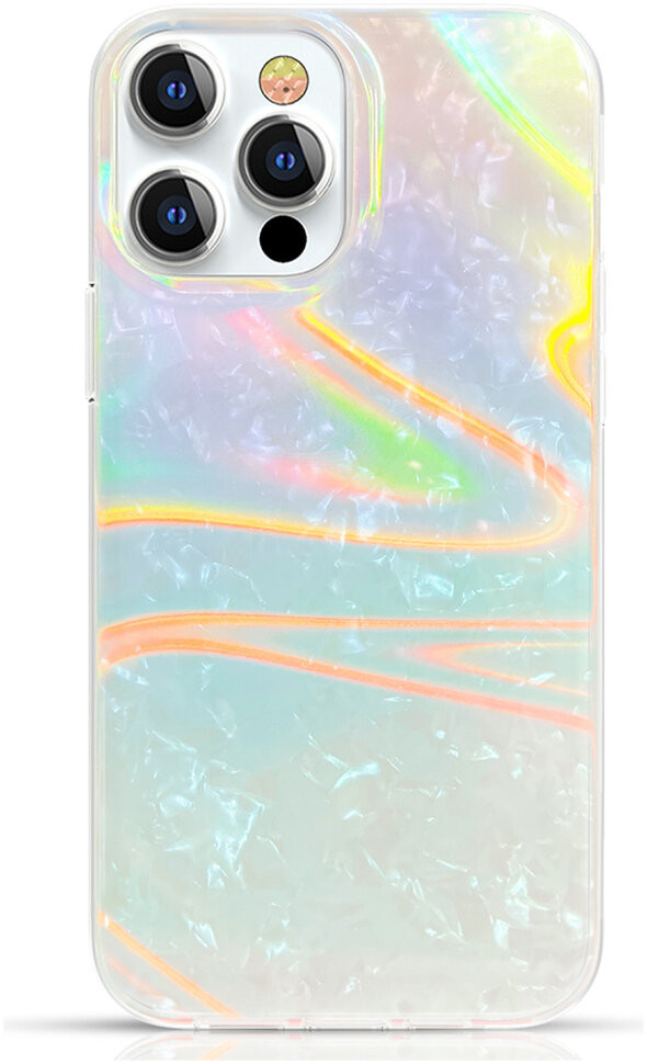 Чехол Kingxbar Shell series для iPhone 13 Pro, цвет Белый (6959003552891)