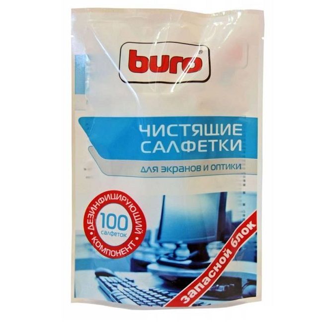 Салфетки для экрана BURO BU-ZSCREEN