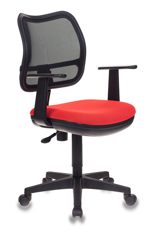 Компьютерное кресло Бюрократ CH-797AXSN/26-22, черный/красный