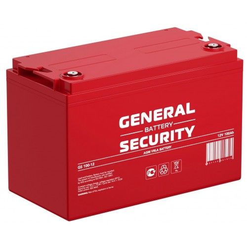 Свинцово-кислотный аккумулятор General Security GS 100-12 12V 100Ah