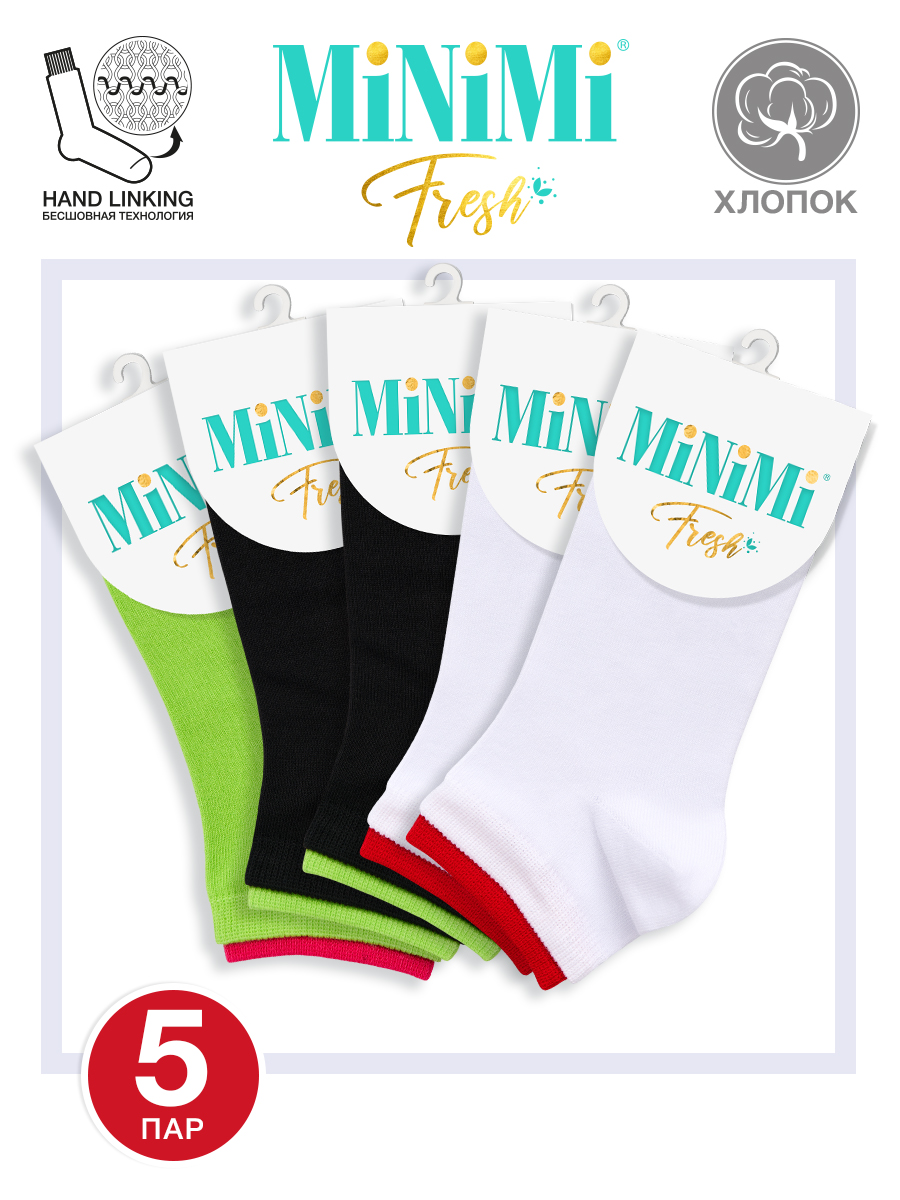Комплект носков женских Minimi Basic SNL-533740 разноцветных 39-41