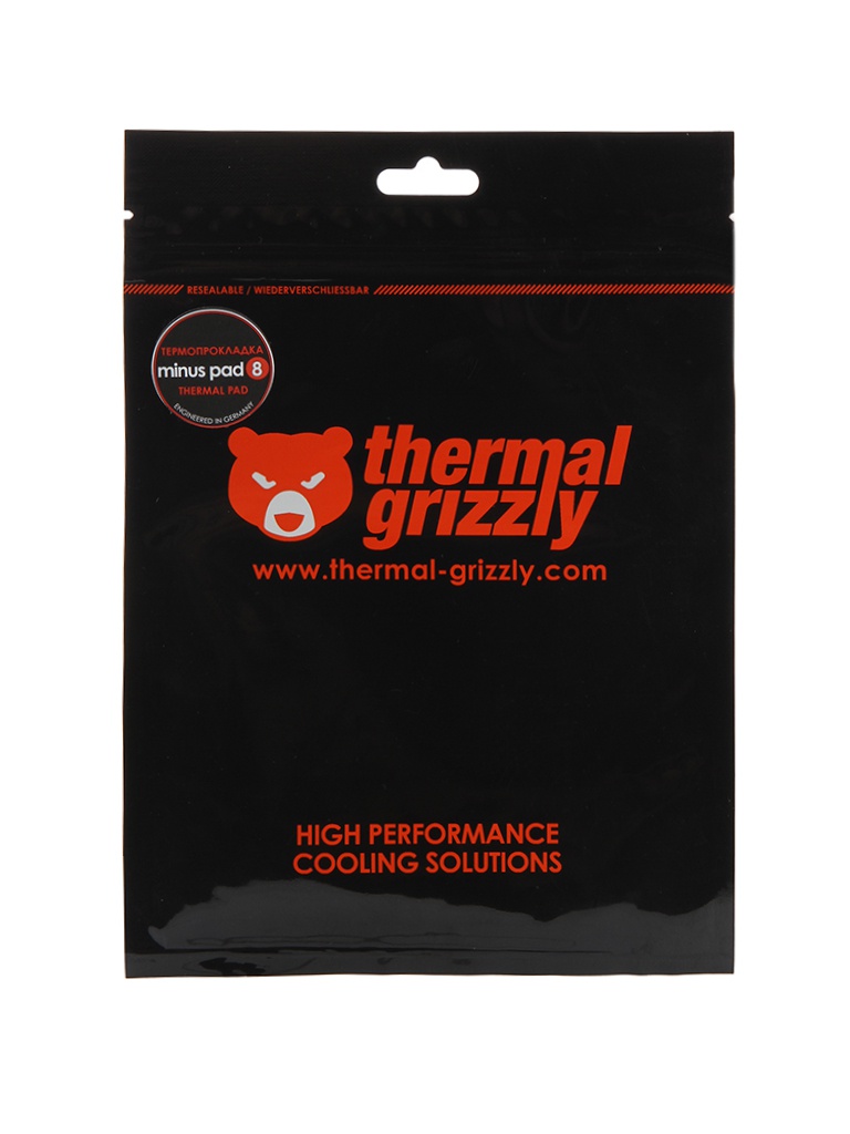 Термопрокладка Thermal Grizzly Minus Pad 8 30x30x1mm (TG-MP8-30-30-10-1R)