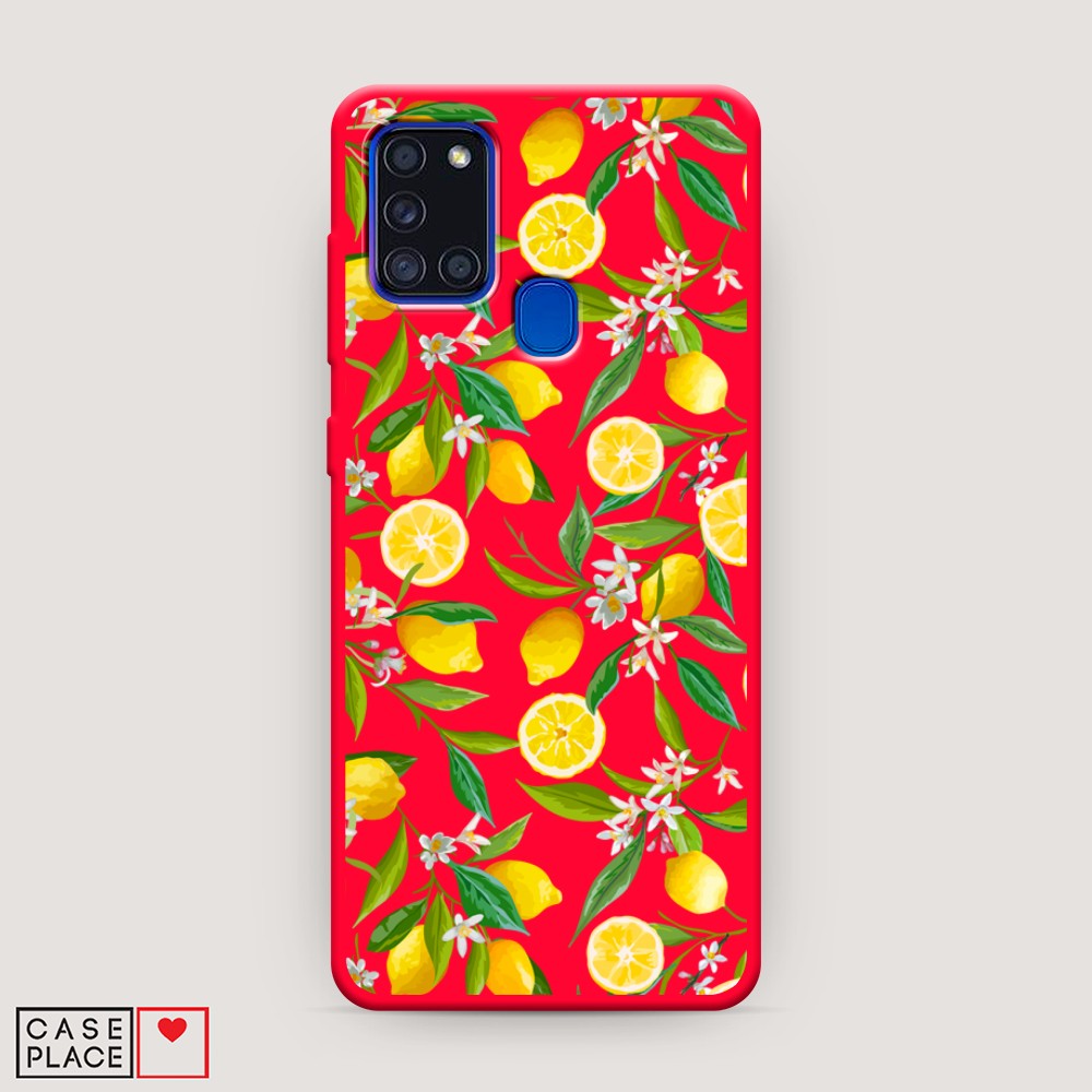 Чехол Awog на Samsung Galaxy A21s / Самсунг A21s "Сочные лимоны"