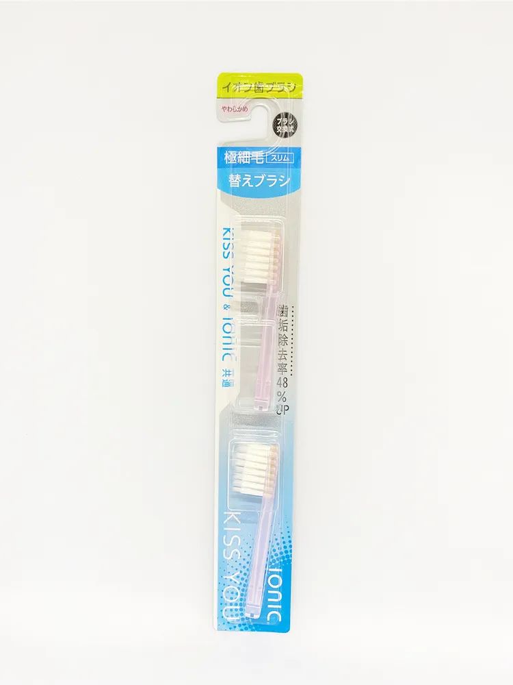 Сменные головки Hukuba Dental для ионной зубной щетки компактные мягкие