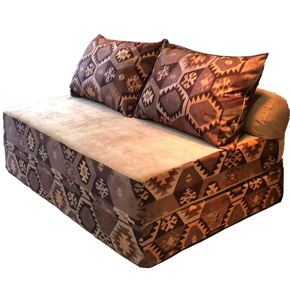 Бескаркасный диван DreamBag PuzzleBag XL, микровельвет, Мехико Коричневый