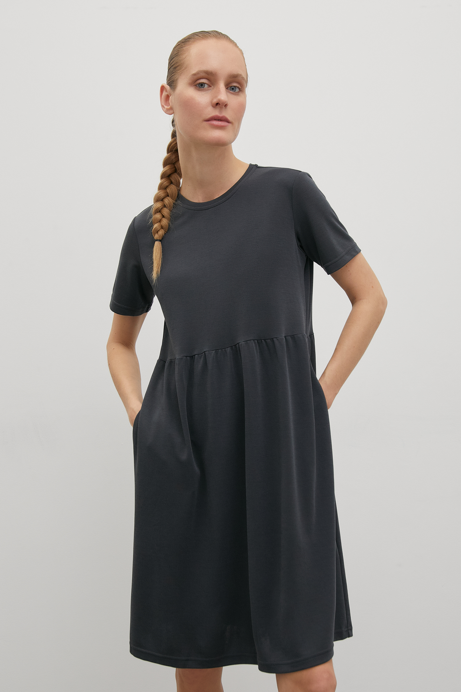 Платье женское Finn Flare FSC13010 черное L