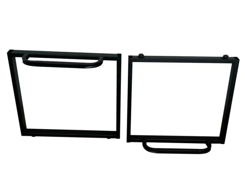 Подстолье (мебельная опора) для журнального стола Solarius, комплект 2 шт, цвет черный
