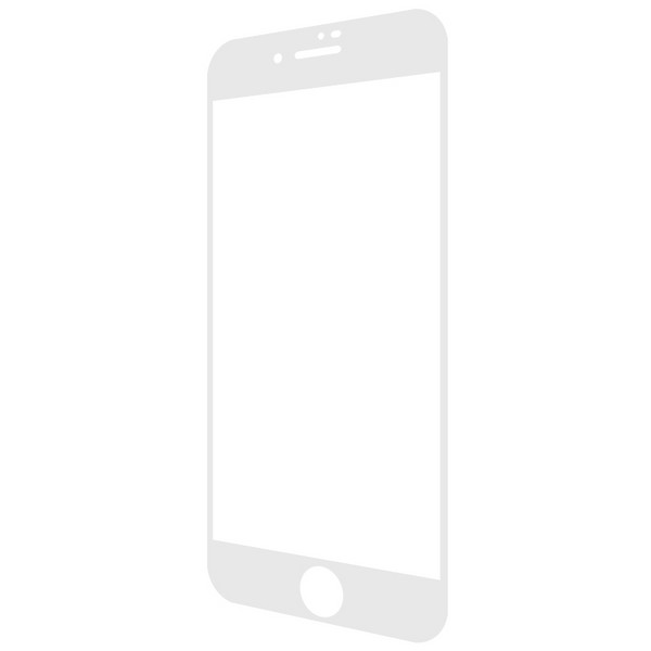 Защитное стекло Full Glue Premium Krutoff для iPhone 7/8 White