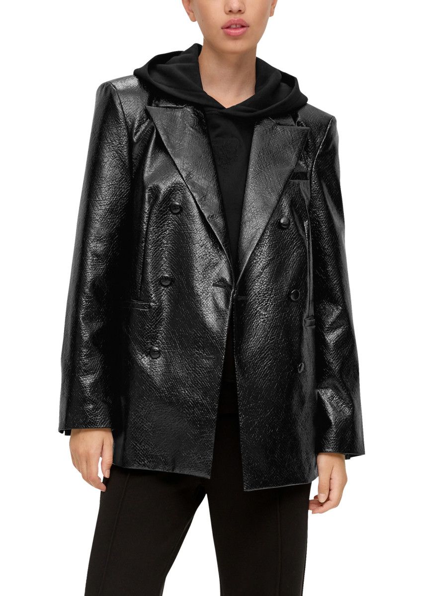 Куртка женская QS by s.Oliver 50.2.51.15.150.2134890*9999*38 серо-черная, размер 38