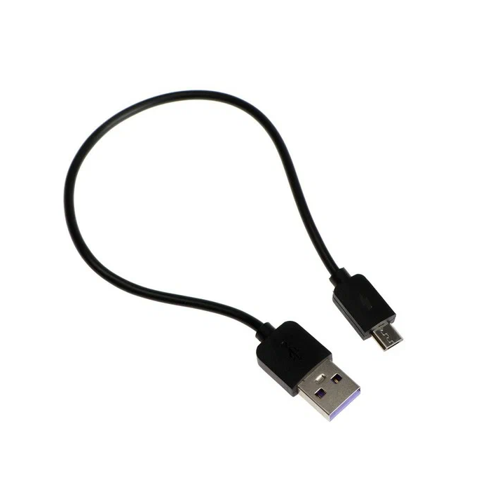 Кабель Exployd EX-K-1387 USB - Micro USB, силиконовая оплетка, 2.4А, 0.25 м, черный