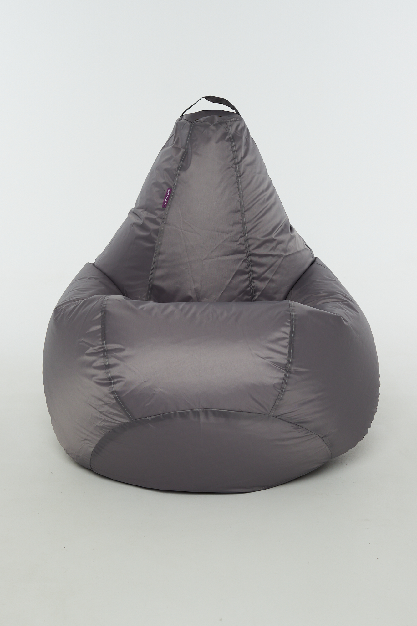 Кресло мешок Happy-puff груша XXXL-Стандарт, оксфорд серый