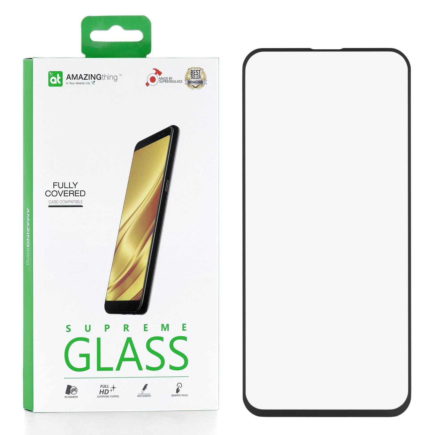 Защитное стекло для Samsung Galaxy A51 Amazingthing Silk Full Glue Black 0.33mm