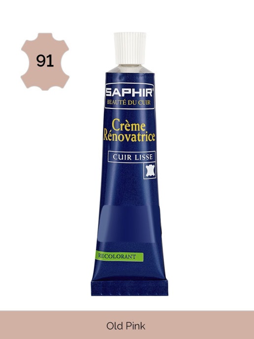 Восстановитель кожи (жидкая кожа) Saphir Creme Renovatrice Vieux rose (Увядшая роза) 25 мл