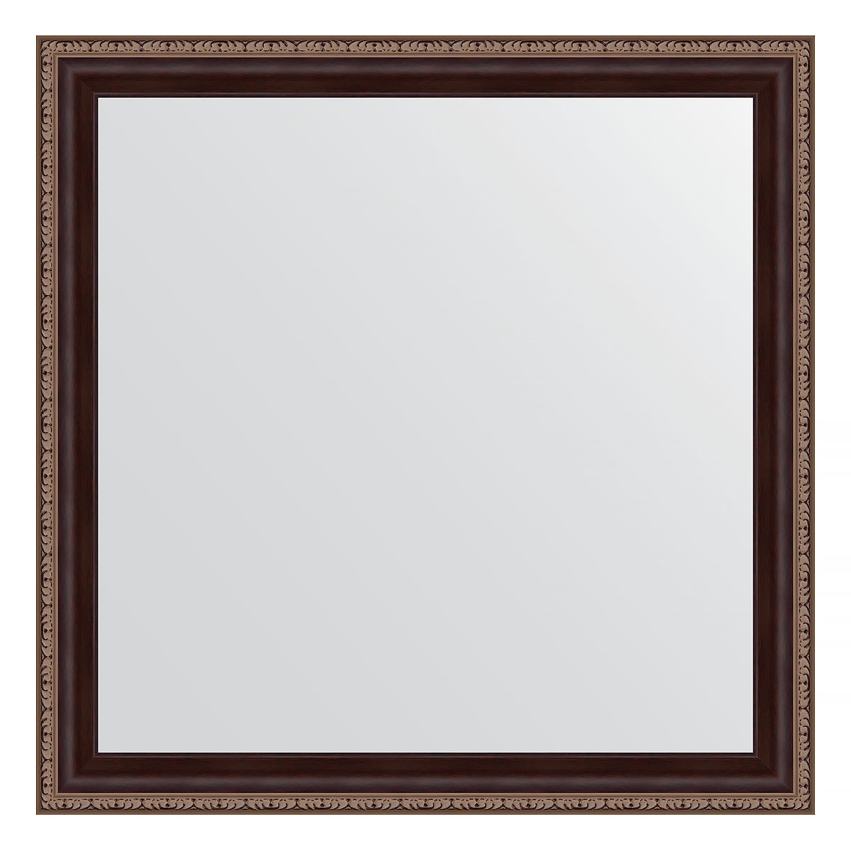 Зеркало в раме 63x63см Evoform BY 3643 махагон с орнаментом