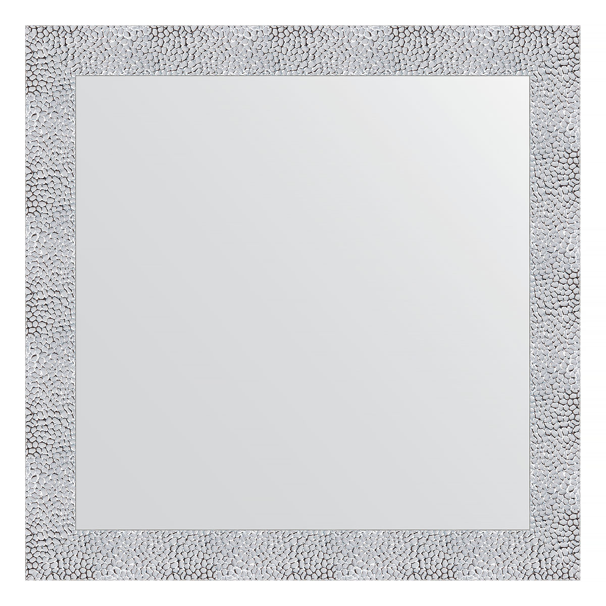 Зеркало в раме 77x77см Evoform BY 3657 чеканка белая