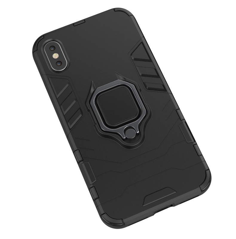 Чехол-бампер MyPads для iPhone XR черный