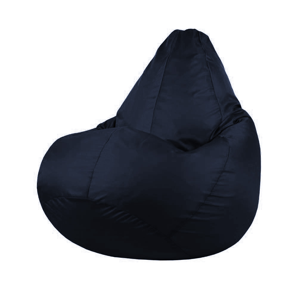 Кресло-мешок папа пуф оксфорд черный  xl 125x85