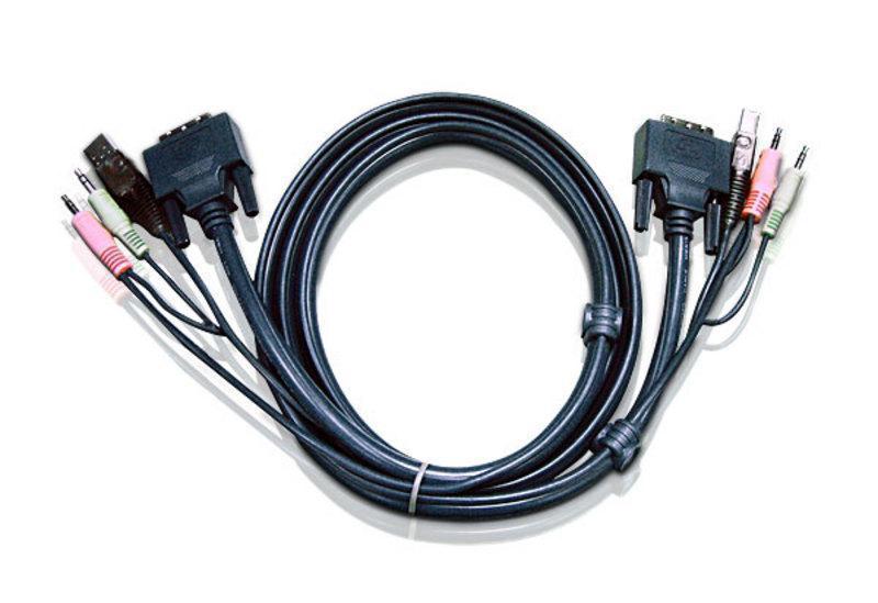 Комплект кабелей ATEN 2L-7D03U DVI-D/USB