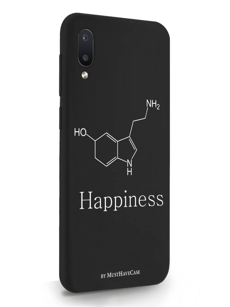 Чехол MustHaveCase для Samsung Galaxy A02 Молекула счастья черный
