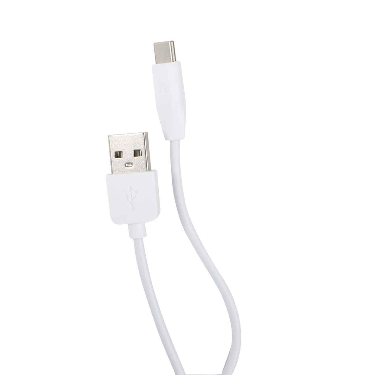 Кабель HOCO RA2, USB Type-C, 2,1 A White (УТ000022073)