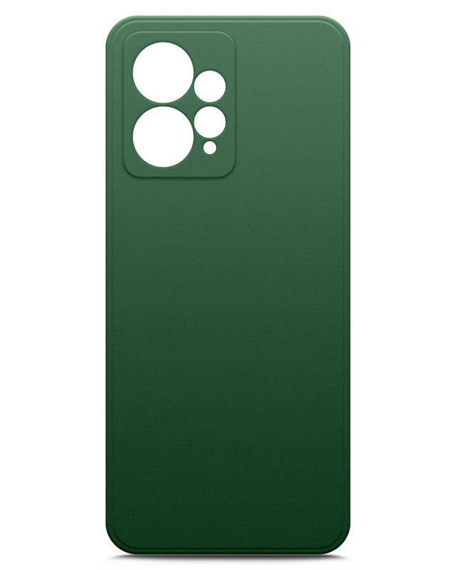 Чехол Brozo на Xiaomi Redmi Note 12 (4G), с силиконом Soft touch, зеленый опал
