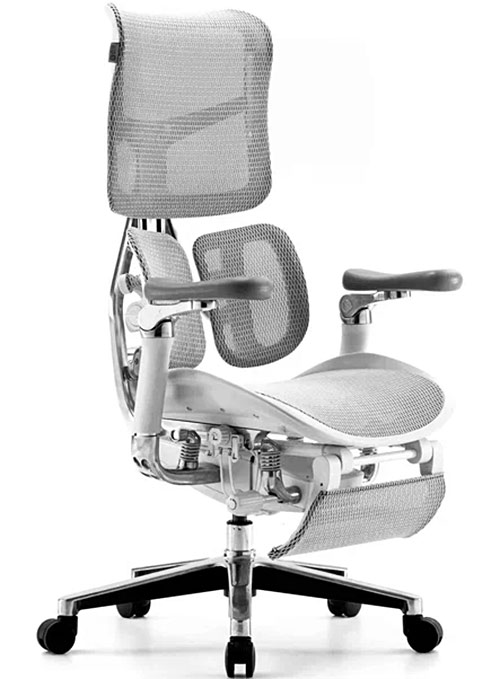 Ортопедическое кресло руководителя с подножкой и амортизаторами Falto Scala GY