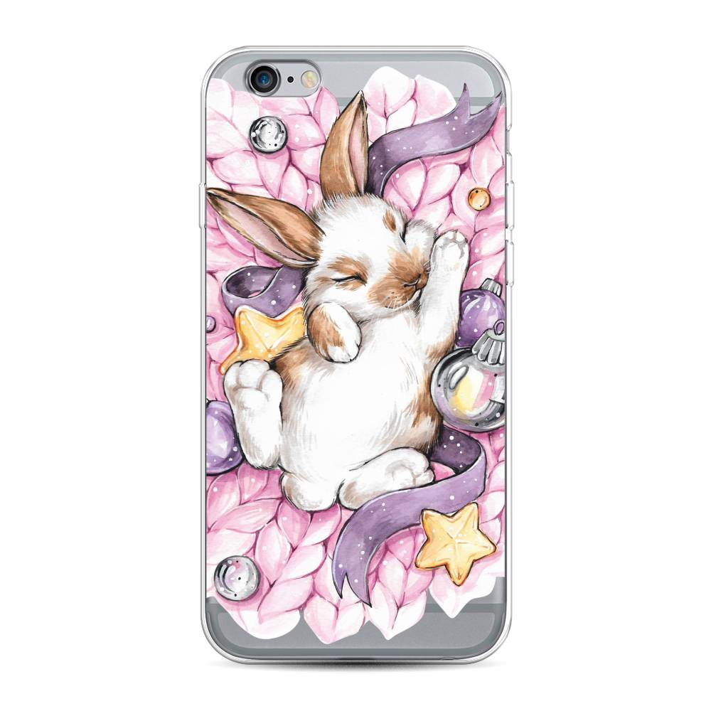 Чехол на Apple iPhone 6 "Кролик спит"