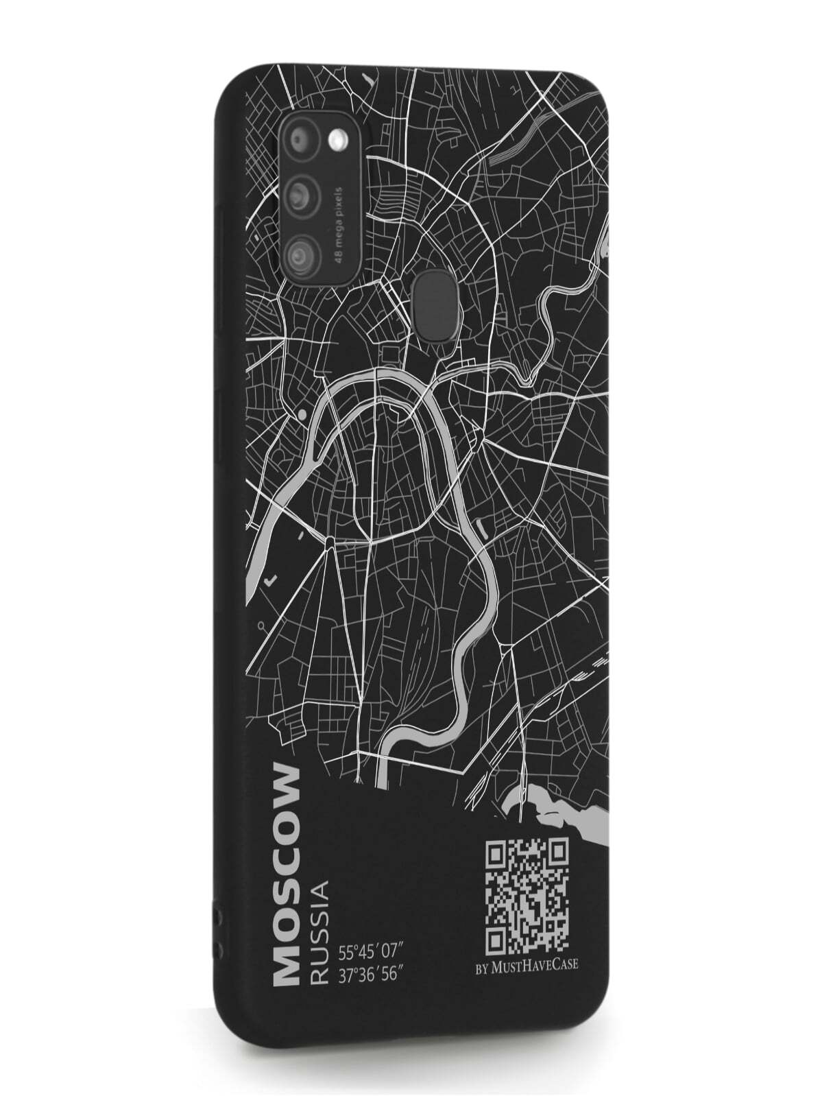 Чехол MustHaveCase для Samsung Galaxy M21 Карта Москвы черный