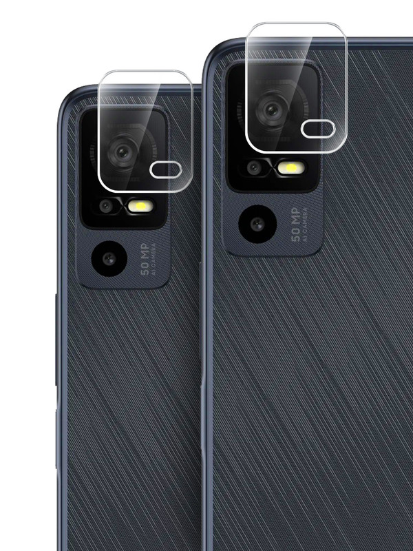 Гибридное защитное стекло Brozo на камеру TCL 40SE