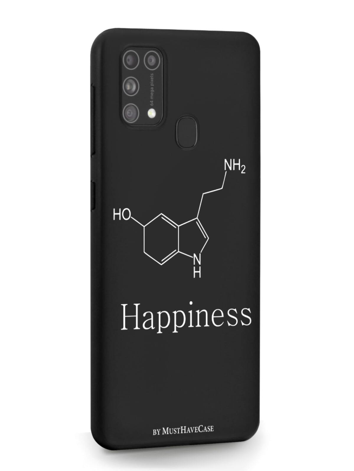 Чехол MustHaveCase для Samsung Galaxy M31 Молекула счастья черный