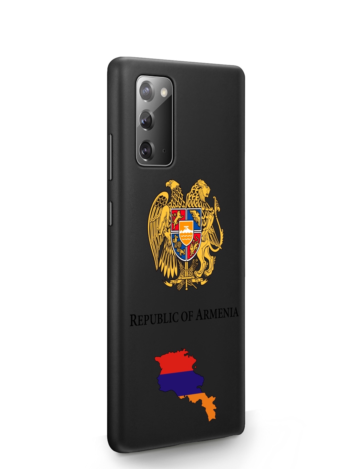 Чехол SignumCase Samsung Galaxy Note 20 Герб Армении черный