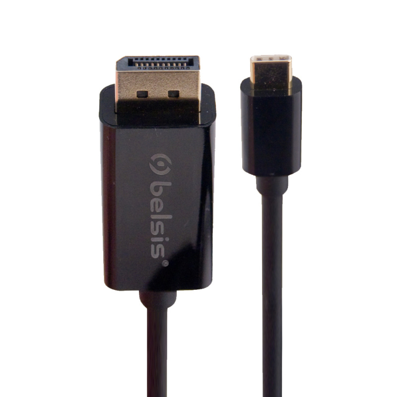 Кабель-адаптер USB 3.1 Type C - DisplayPort, 4K, 1,8 м, Black BW8811