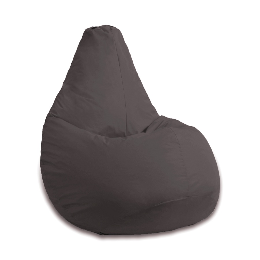 Кресло-мешок PUFON Груша XXL, темно-серый