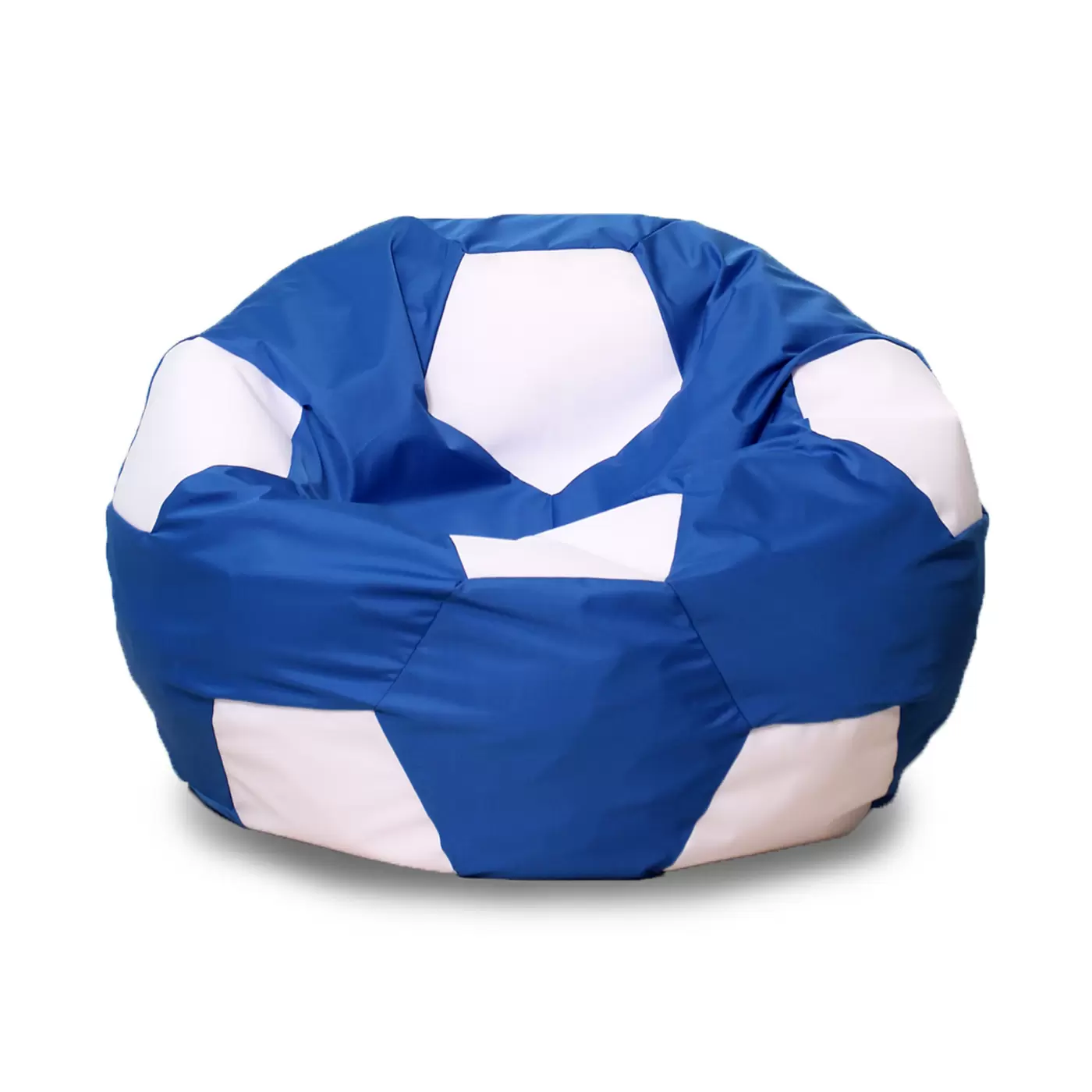 Кресло-мешок PUFON Мяч XXXL, сине-белый