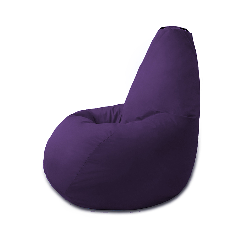 Кресло-мешок PUFON Груша XXL, фиолетовый