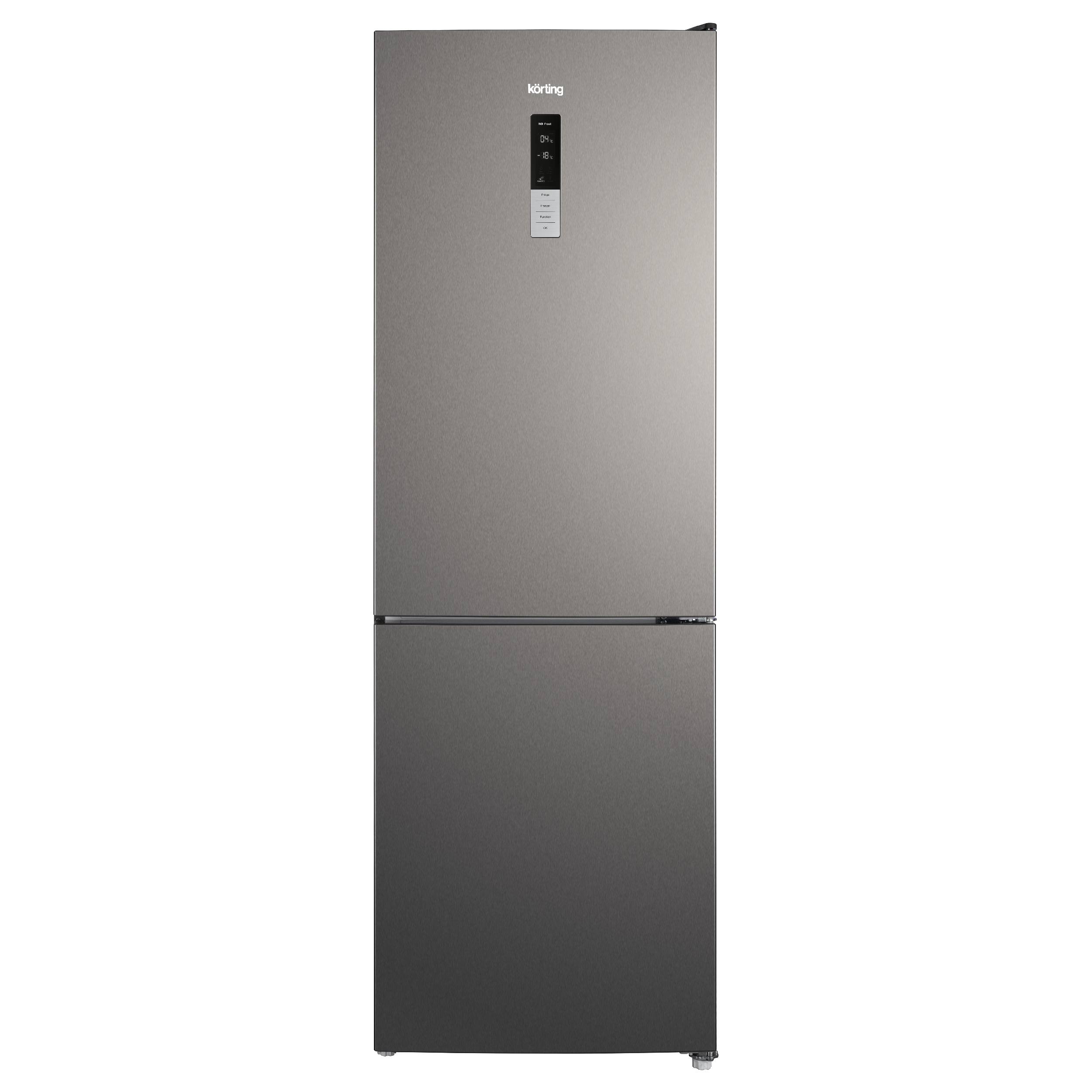 Холодильник Korting KNFC 61869 X серебристый; серый