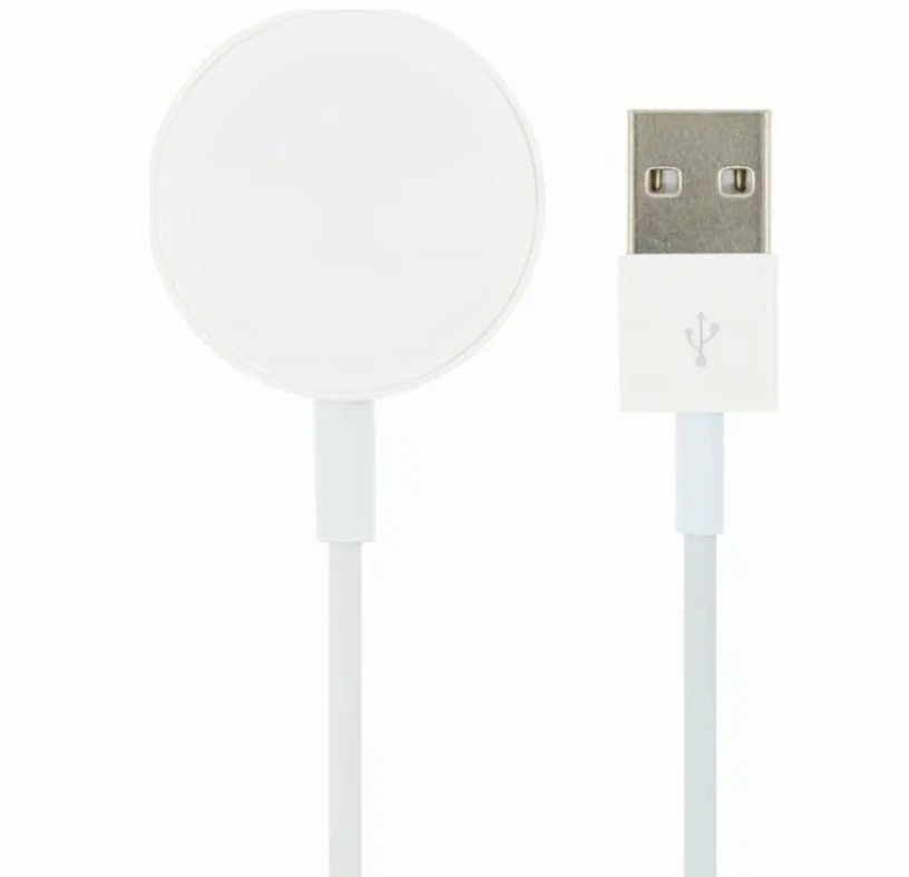 Дата кабель USB BaseMarket для Apple Watch Magnetic (белый)