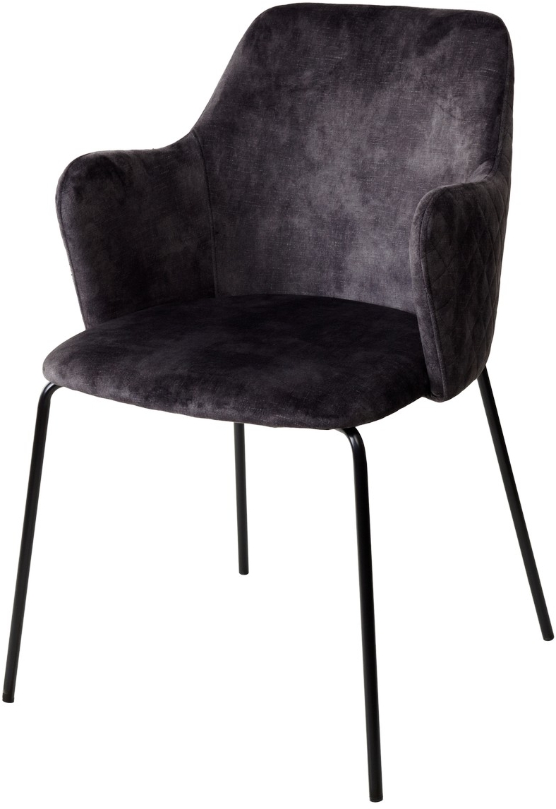Комплект стульев 2 шт. M-City Amaretto античный графит/черный