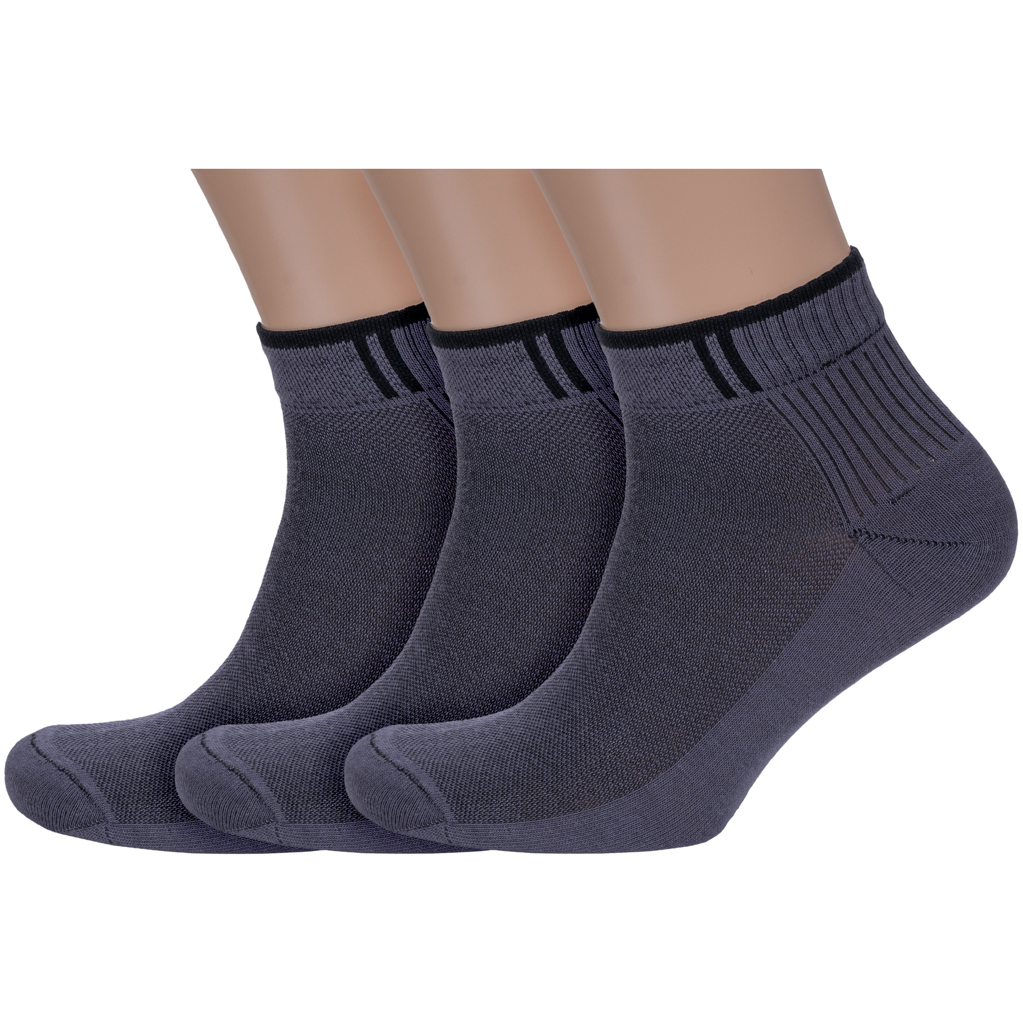 Комплект носков мужских Альтаир 3-С192 серых 25