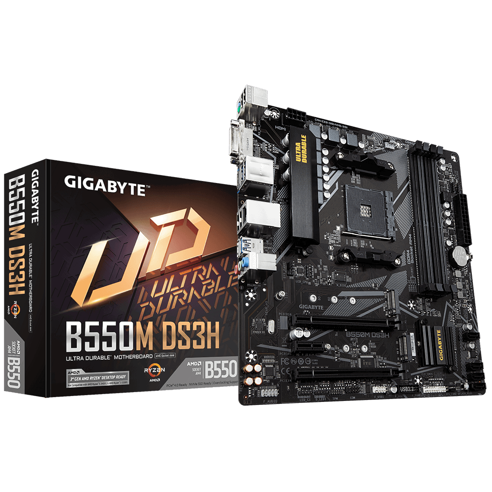 Материнская плата Gigabyte B550M DS3H