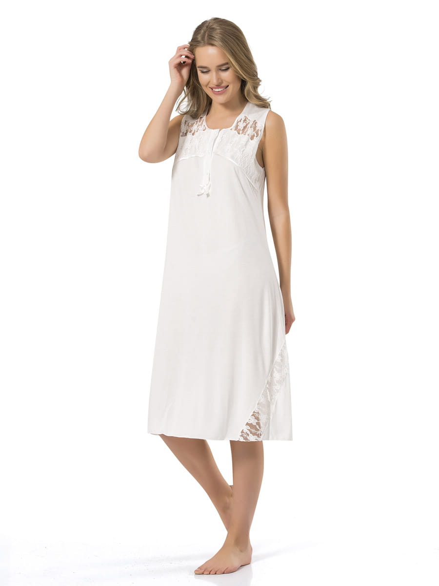Ночная сорочка женская Turen 3124 белая L