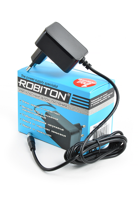 Сетевое зарядное устройство Robiton IR12-500S 5,5х2,1/12 (+)
