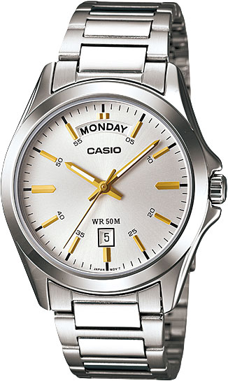Наручные часы мужские Casio MTP-1370D-7A2 серебристые