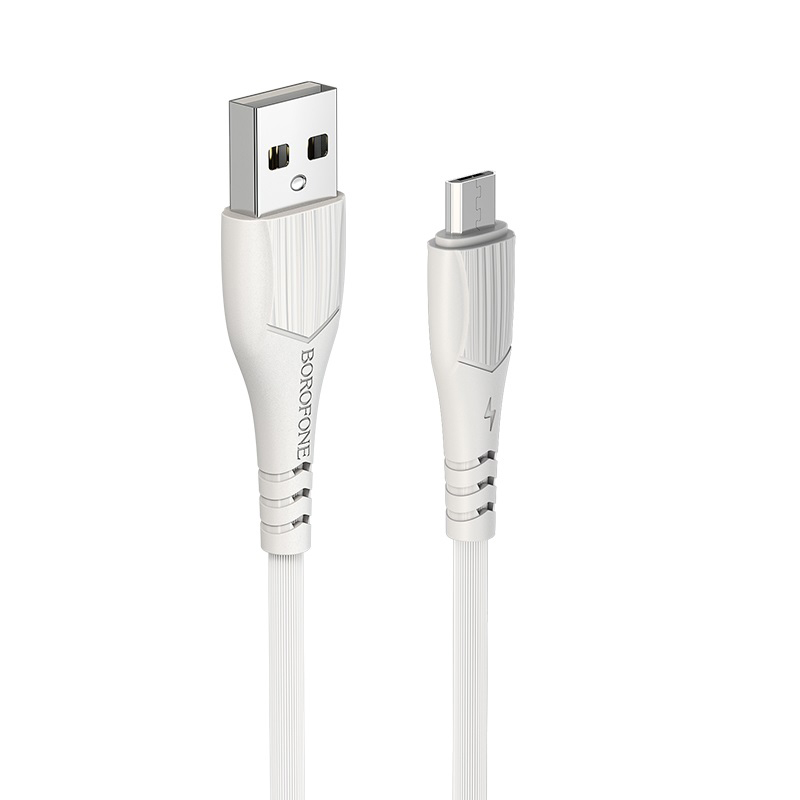 Кабель BOROFONE BX37 Wieldy USB - micro USB White