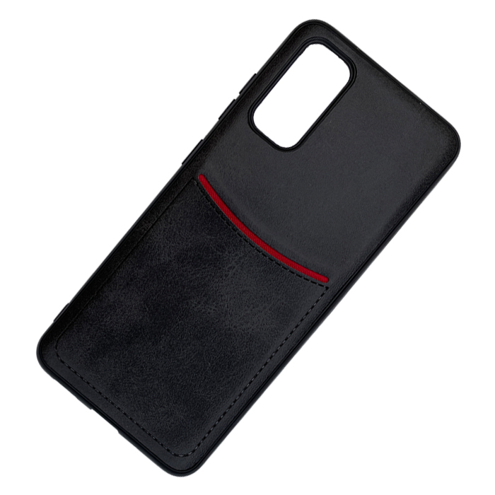 Чехол с кармашком iLevel для  Xiaomi Mi 10 Lite (черный)