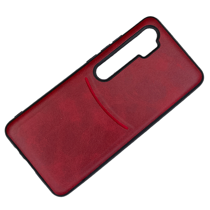 Чехол с кармашком iLevel для  Xiaomi Mi Note 10/ CC9 Pro (красный)