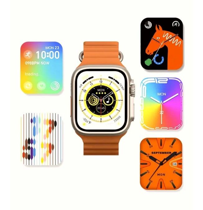 Смарт-часы X8+ Ultra оранжевый